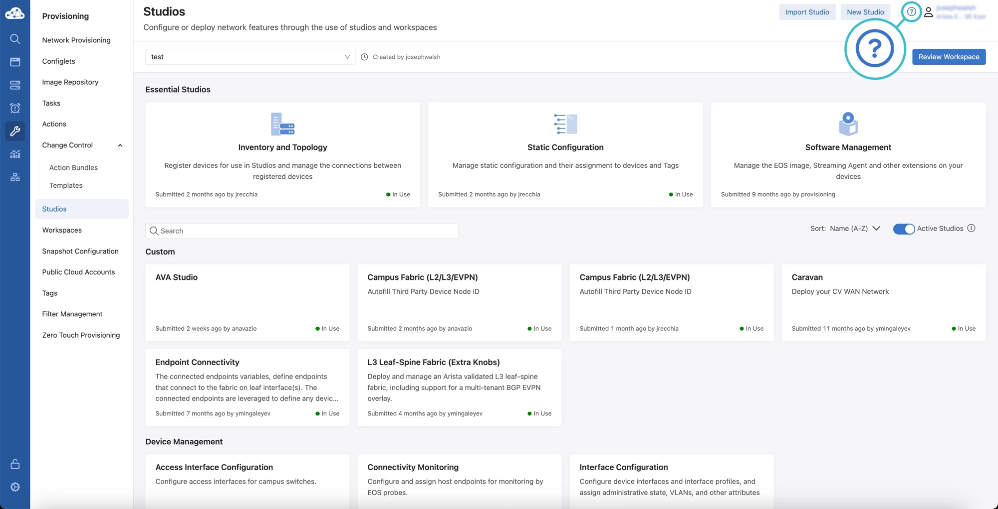 Arista CloudVision Help Center
